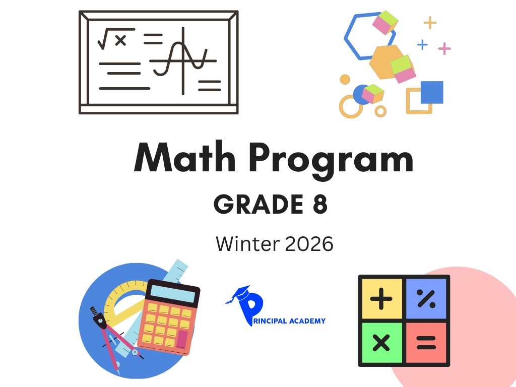 Math Program for Grade 8 | Principal Academy & Childcare Centre Inc